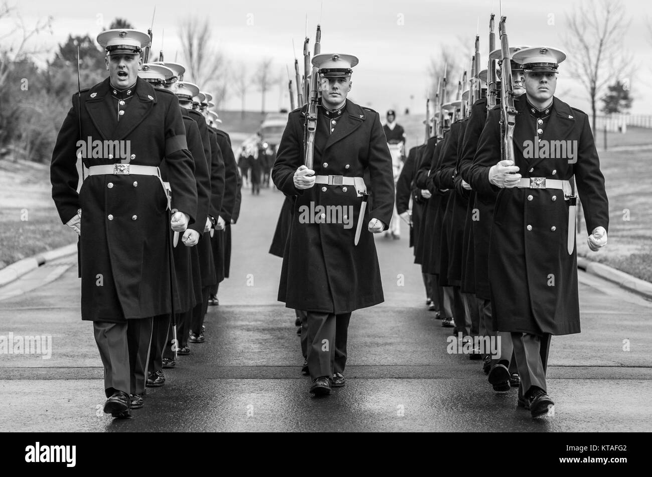 Members us marine corps Black and White Stock Photos & Images - Alamy