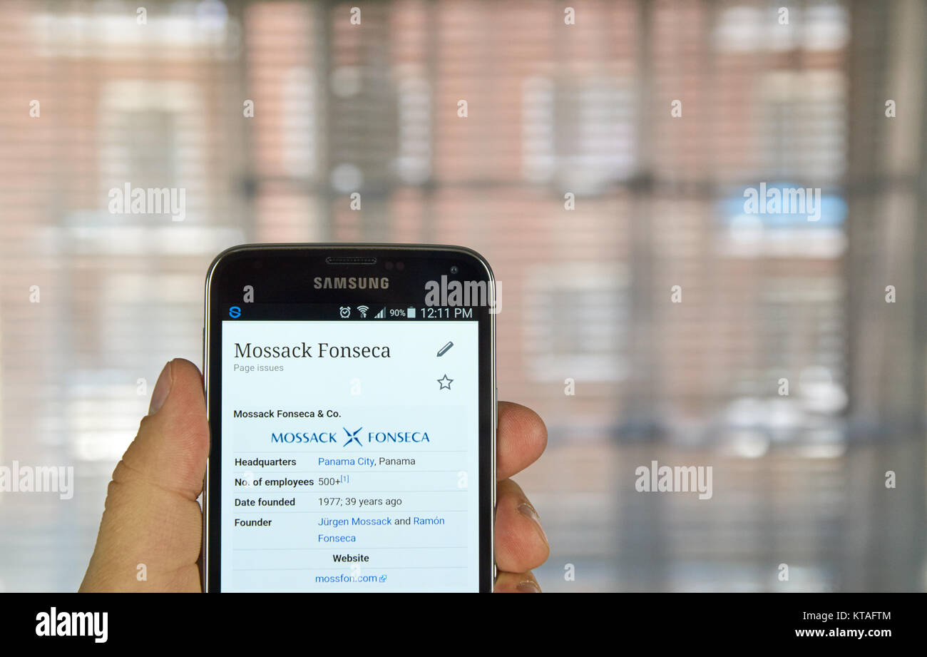 Mossack Fonseca High Resolution Stock Photography and Images - Alamy