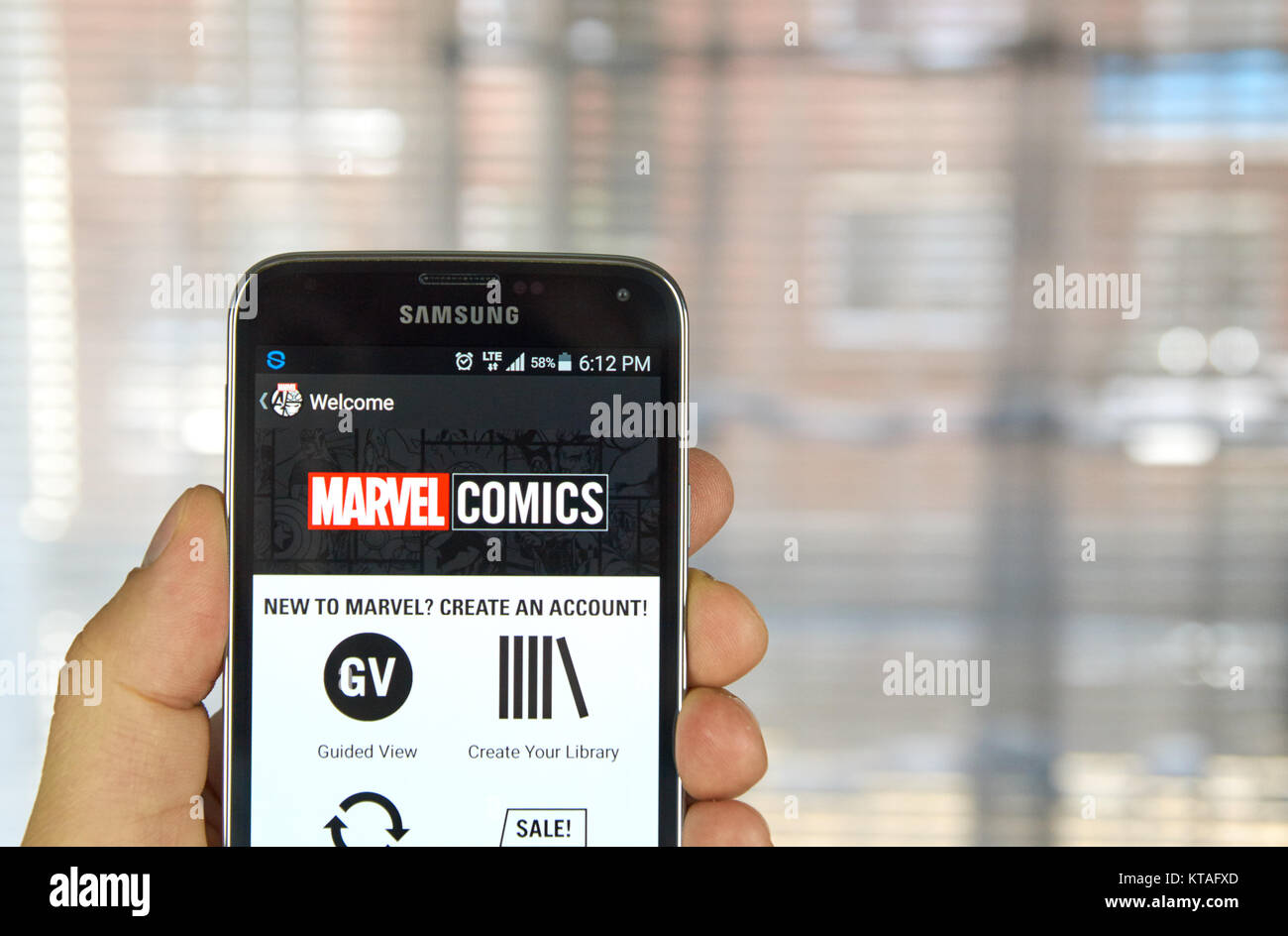 Marvel comics app hi-res stock photography and images - Alamy