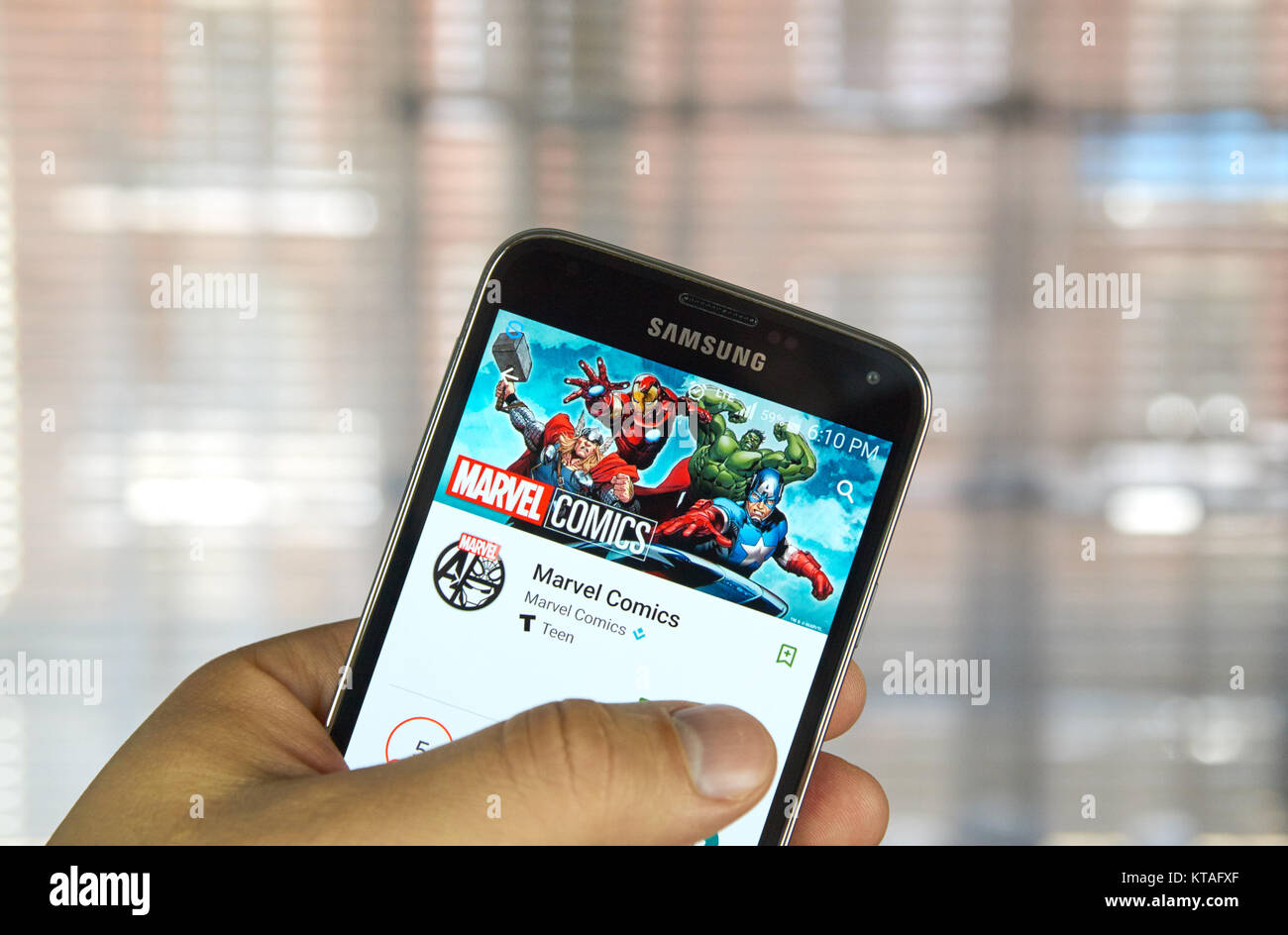 Marvel comics app hi-res stock photography and images - Alamy