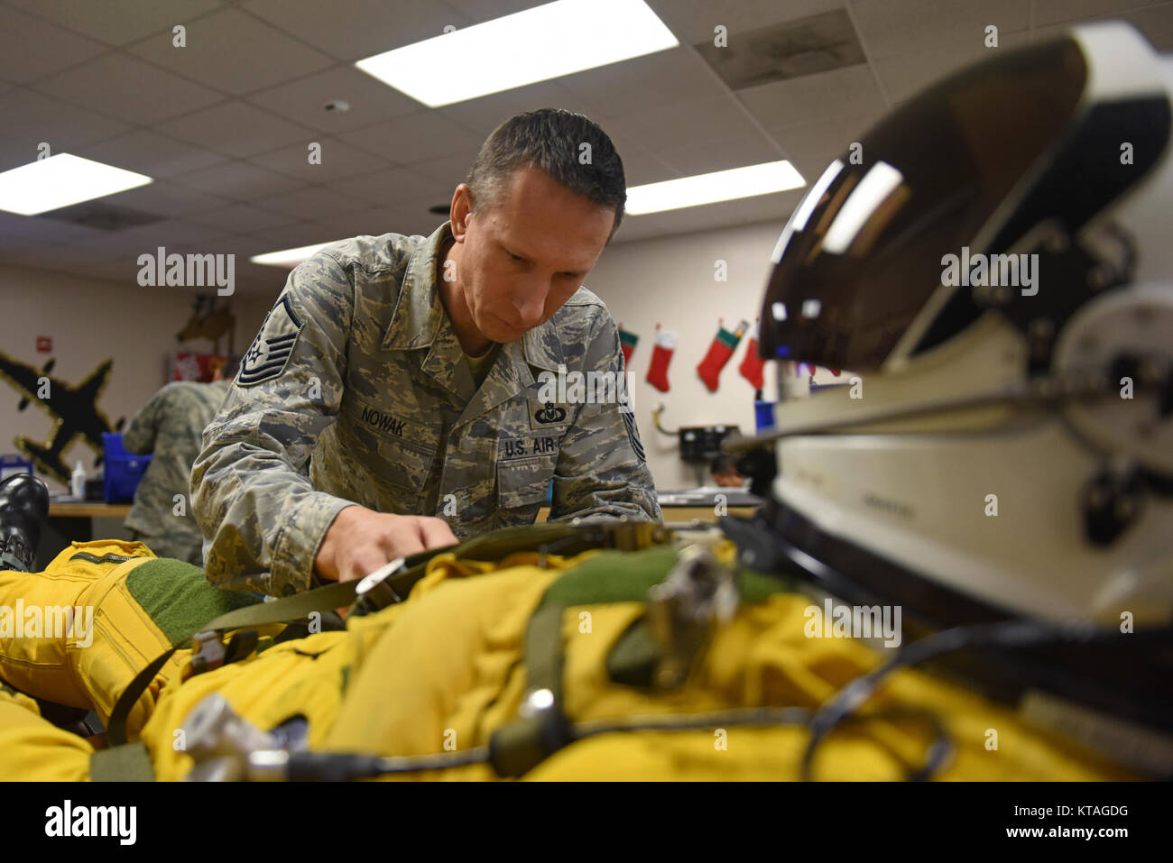 Master Sgt. Jeremy Nowak, 9th Physiological Support Squadron launch and ...