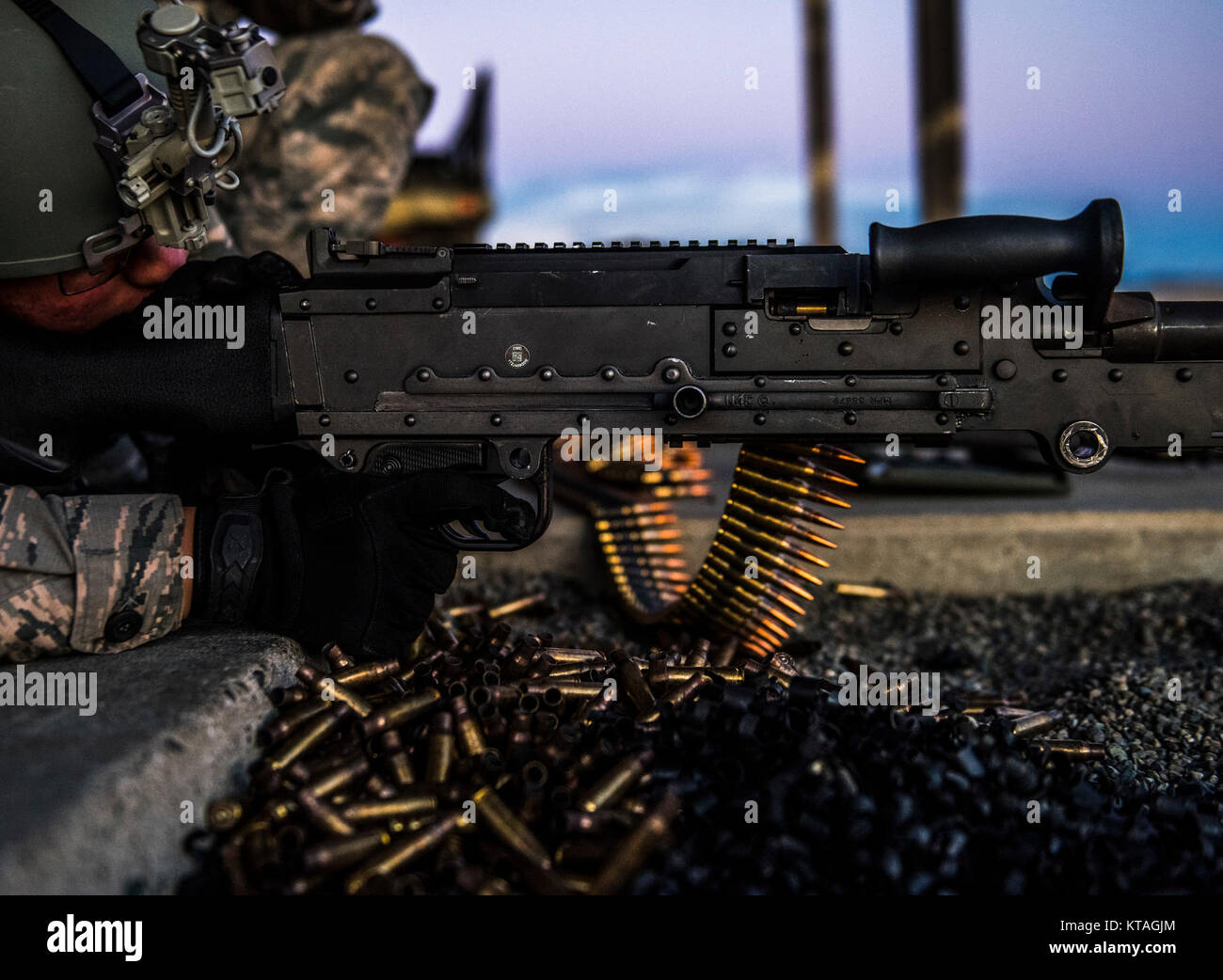 Airman Kayla Hernandez, 9th Security Forces Squadron defender, fires an ...