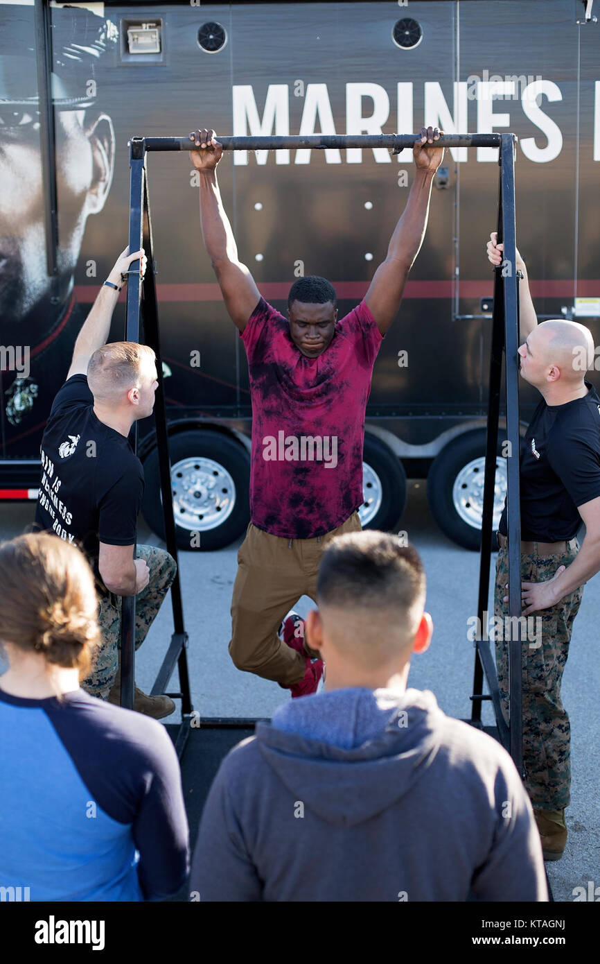 Lance Cpl. Austin King, inbound clerk with 8th Marine Corps District ...