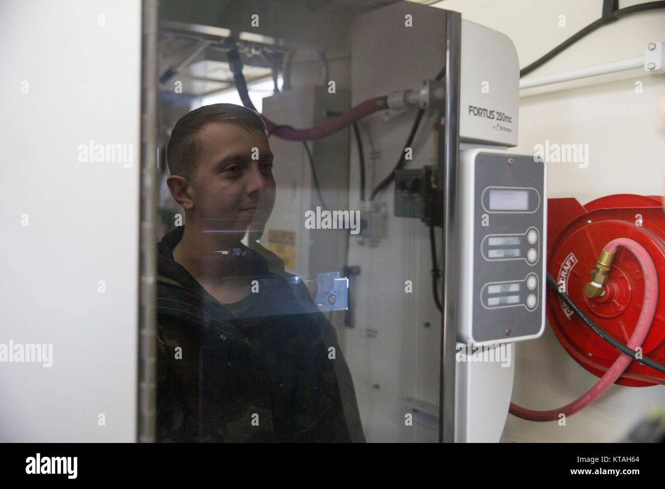 U.S. Marine Corps Sgt. Josiah G. Beeman, a machinist with Ordnance ...
