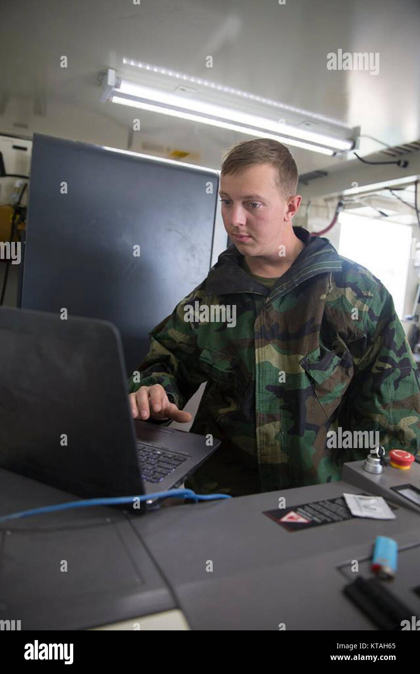 U.S. Marine Corps Sgt. Josiah G. Beeman, a machinist with Ordnance ...