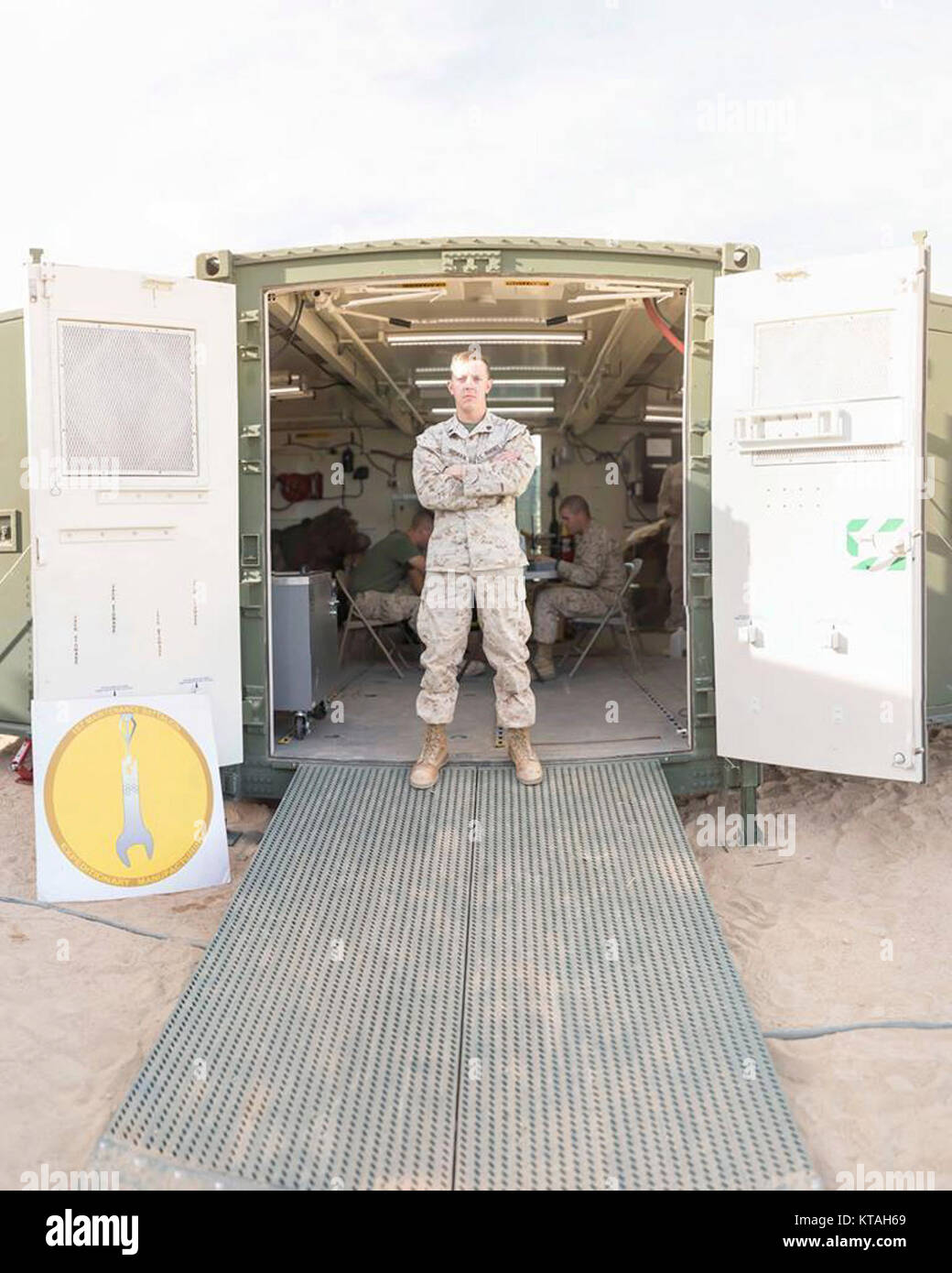 U.S. Marine Corps Sgt. Josiah G. Beeman, a machinist with Ordnance ...