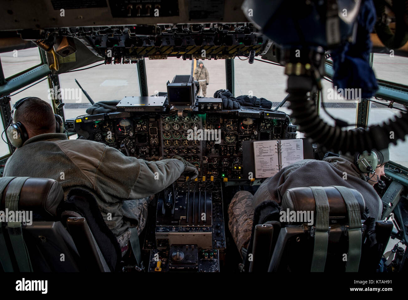 Master Sgt. Robert Snyder and Tech. Sgt. Michael Karam perform an ...