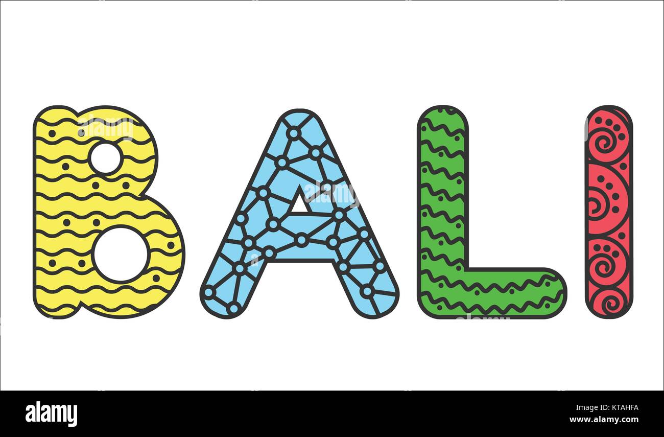 Letters in doodle style Stock Vector Images - Alamy