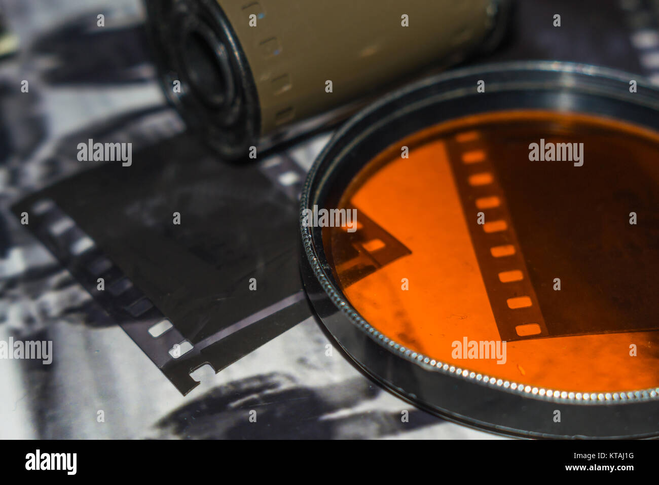 old film negative old photo old equipment retro style Stock Photo - Alamy