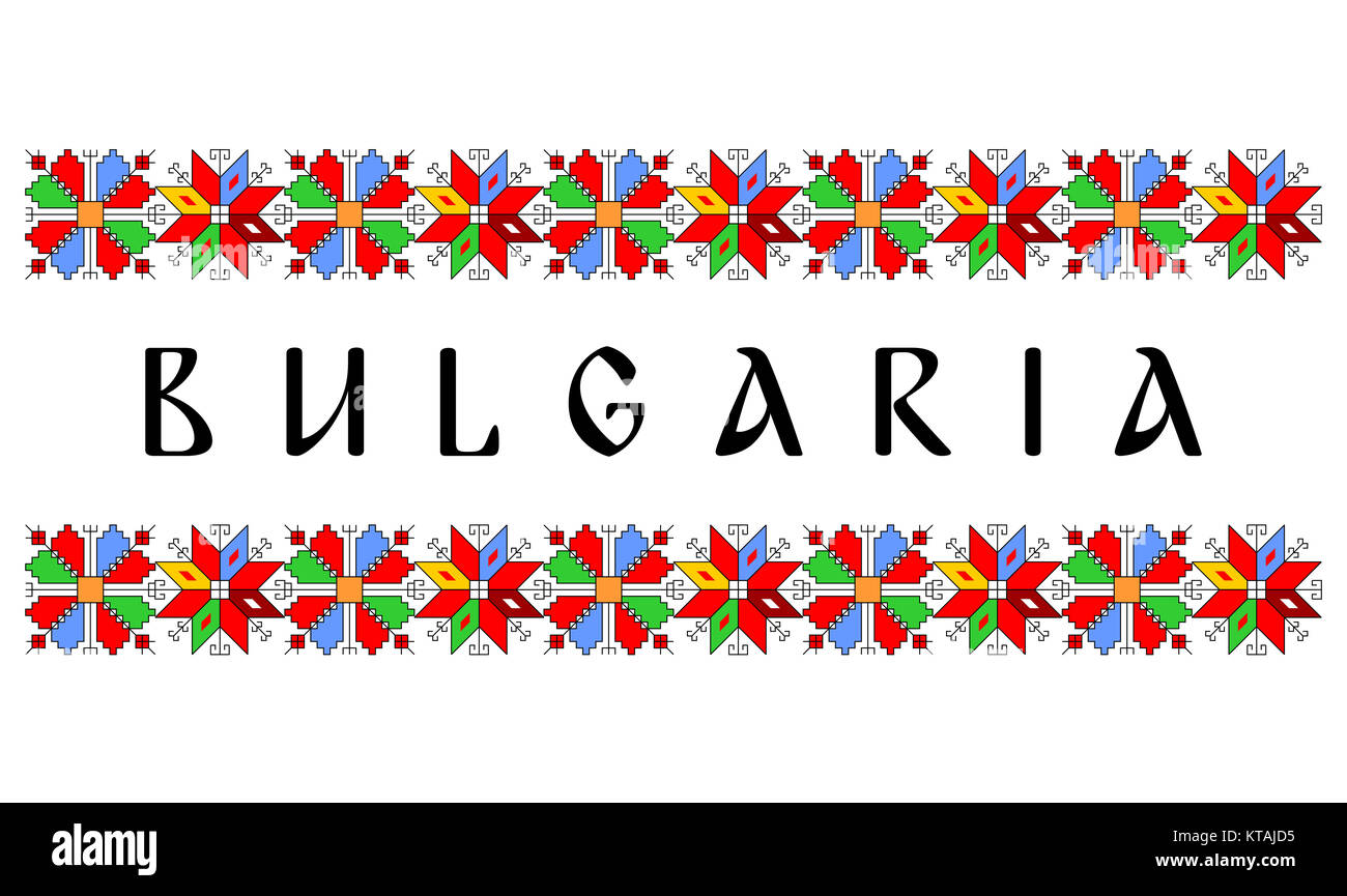 bulgaria country symbol name Stock Photo - Alamy