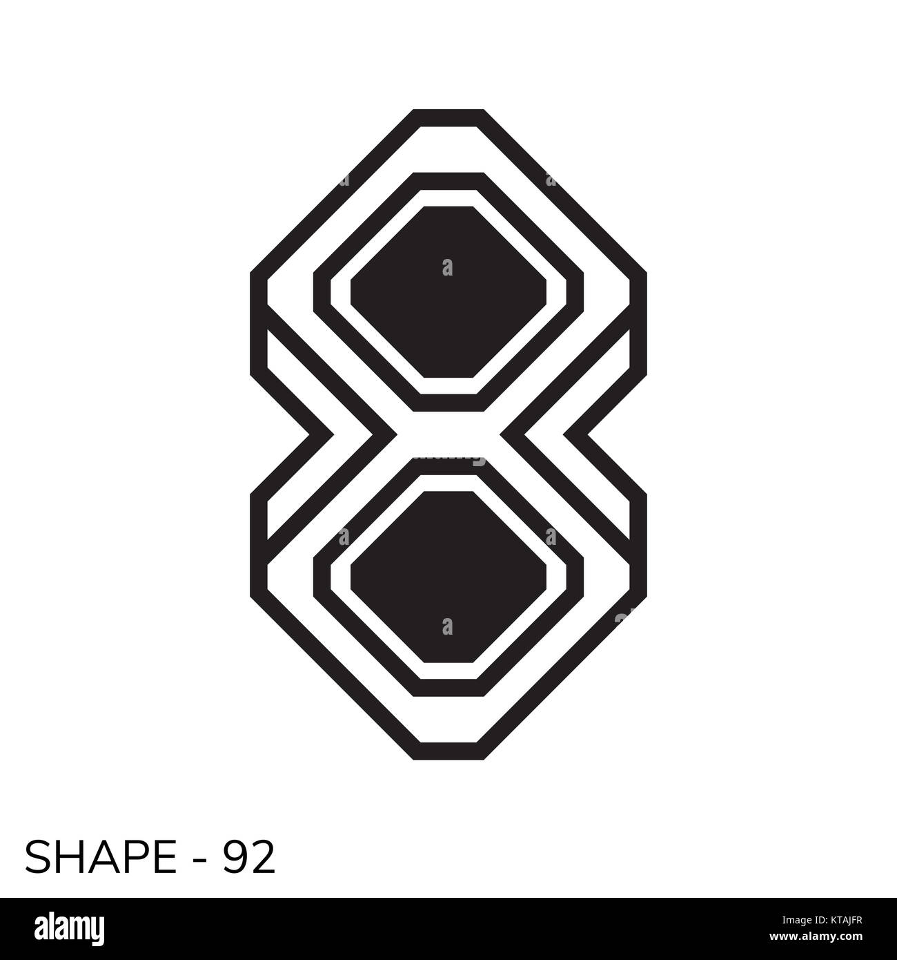 Simple Geometric Shape Stock Photo - Alamy