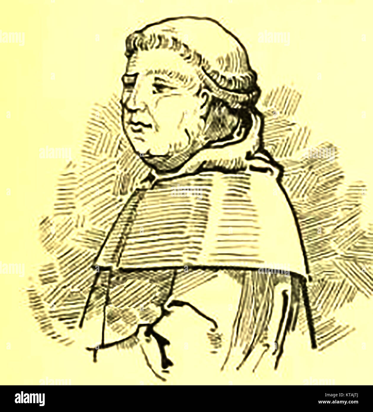 Johannes Trithemius aka Trittenheim 1462-1516 - born Johann Heidenberg ...