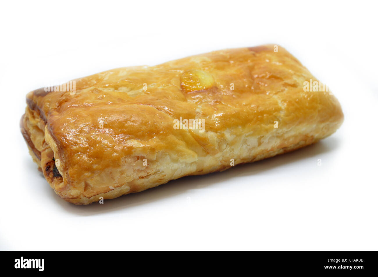 Piece of square pie Stock Photo - Alamy