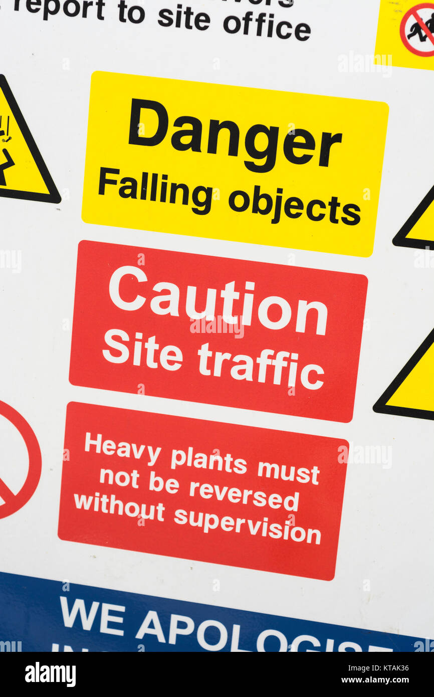Danger falling objects hi-res stock photography and images - Alamy