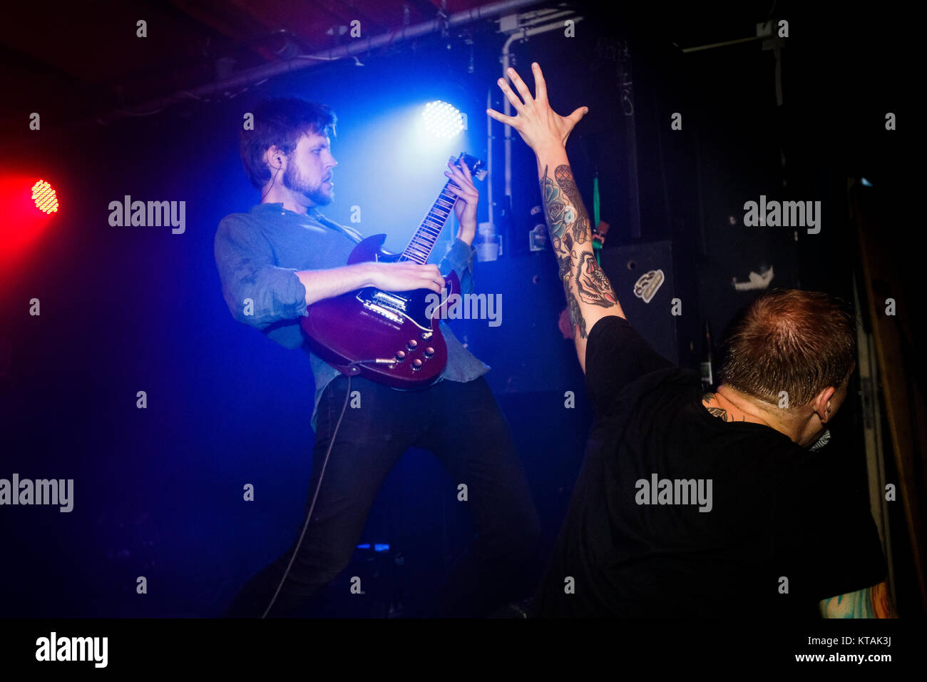 Sweden, Malmö – August 19, 2017. The Swedish death grindcore band God ...