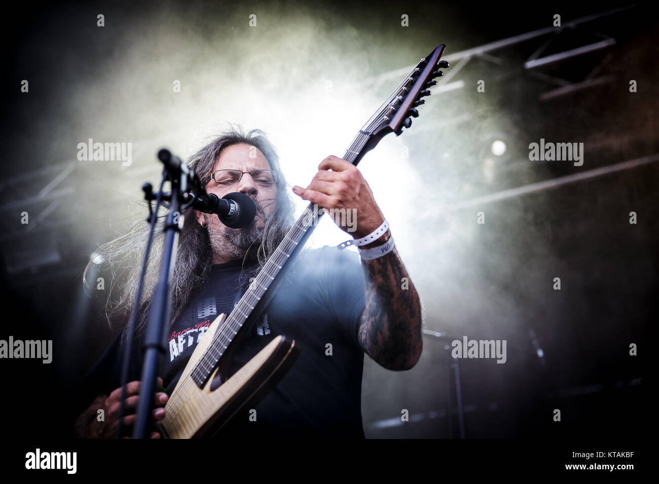 The Canadian death metal band Gorguts performs a live concert at the ...