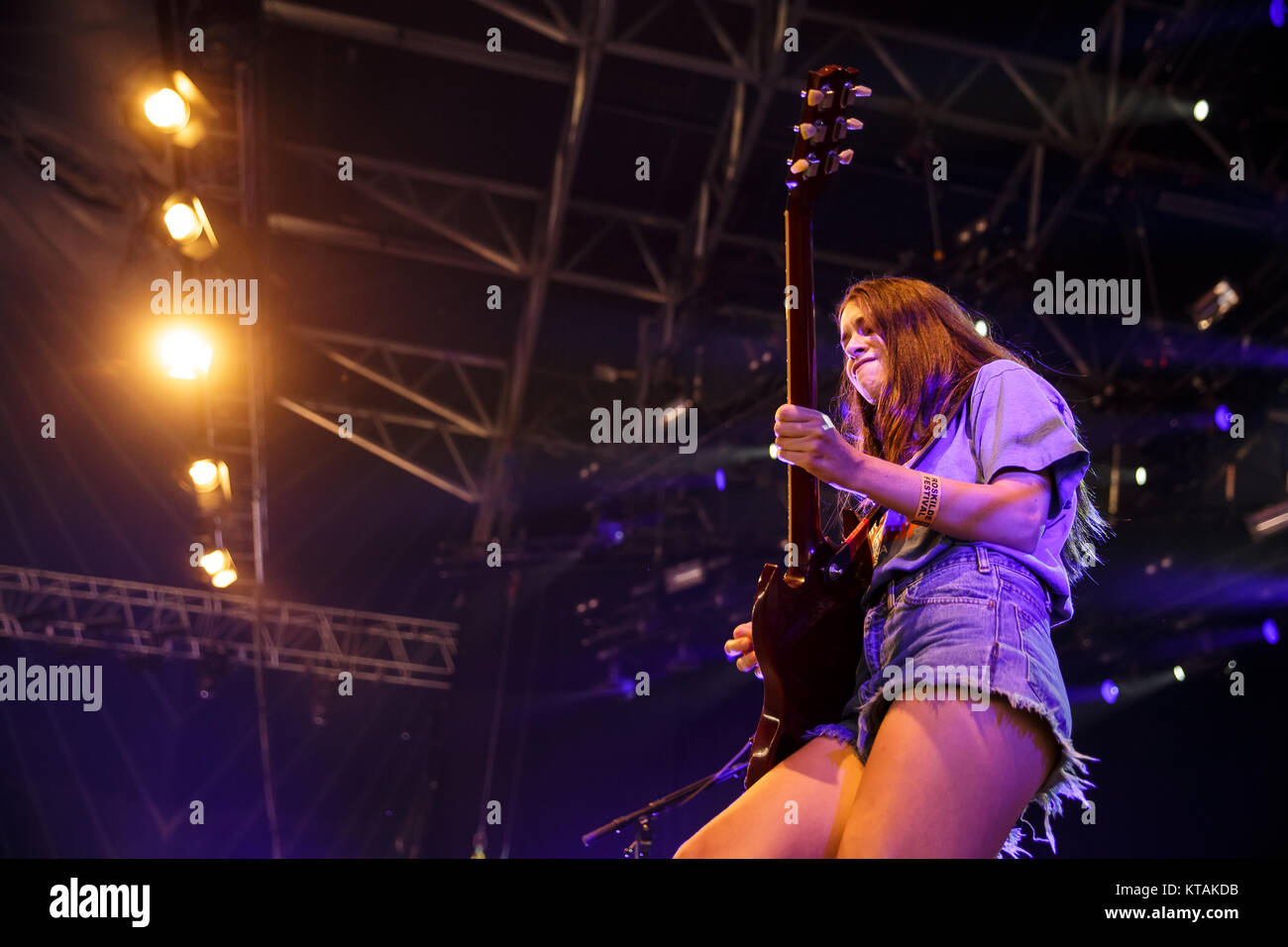 The American pop rock band HAIM performs a live concert at the Arena ...