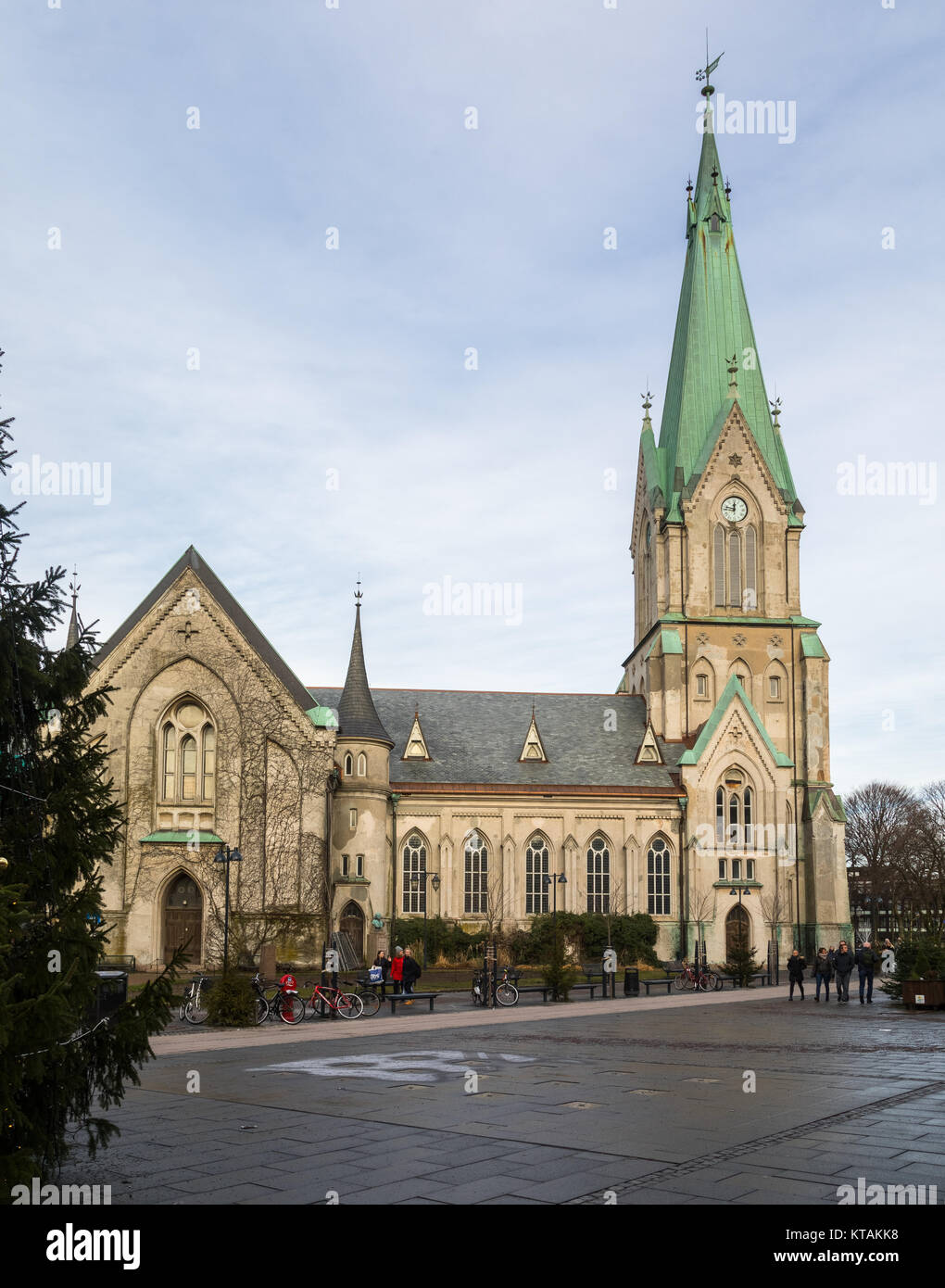 Kristansand, Norway, December 22, 2017: Church in Kristiansand Stock ...