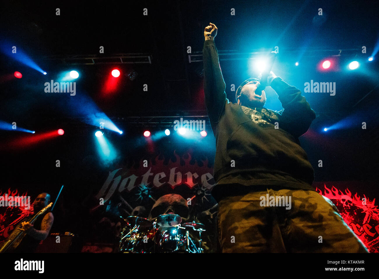 The American metalcore band Hatebreed performs a live concert at Amager ...