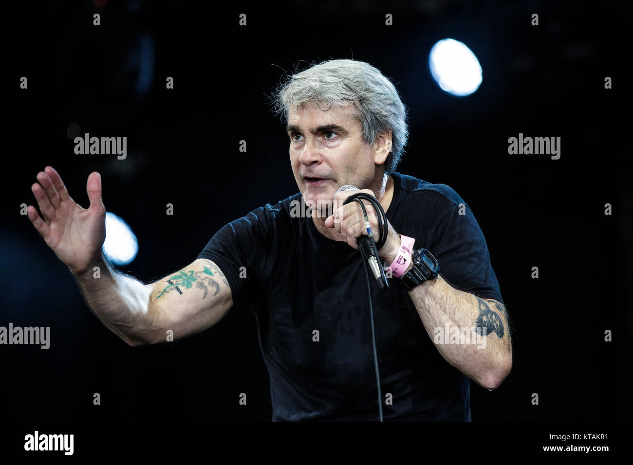 The American singer, songwriter, actor and writer Henry Rollins ...