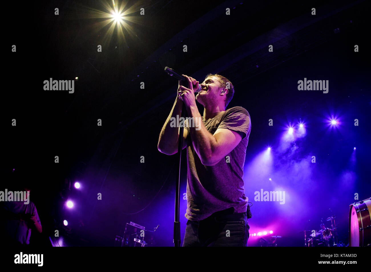 The American rock band Imagine Dragons performs a live concert at ...