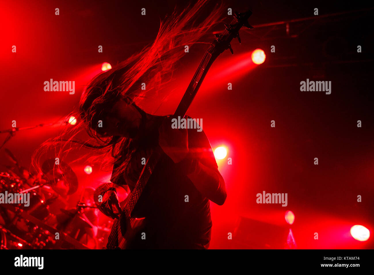 The Croatian melodic death metal band Infernal Tenebra performs a live ...