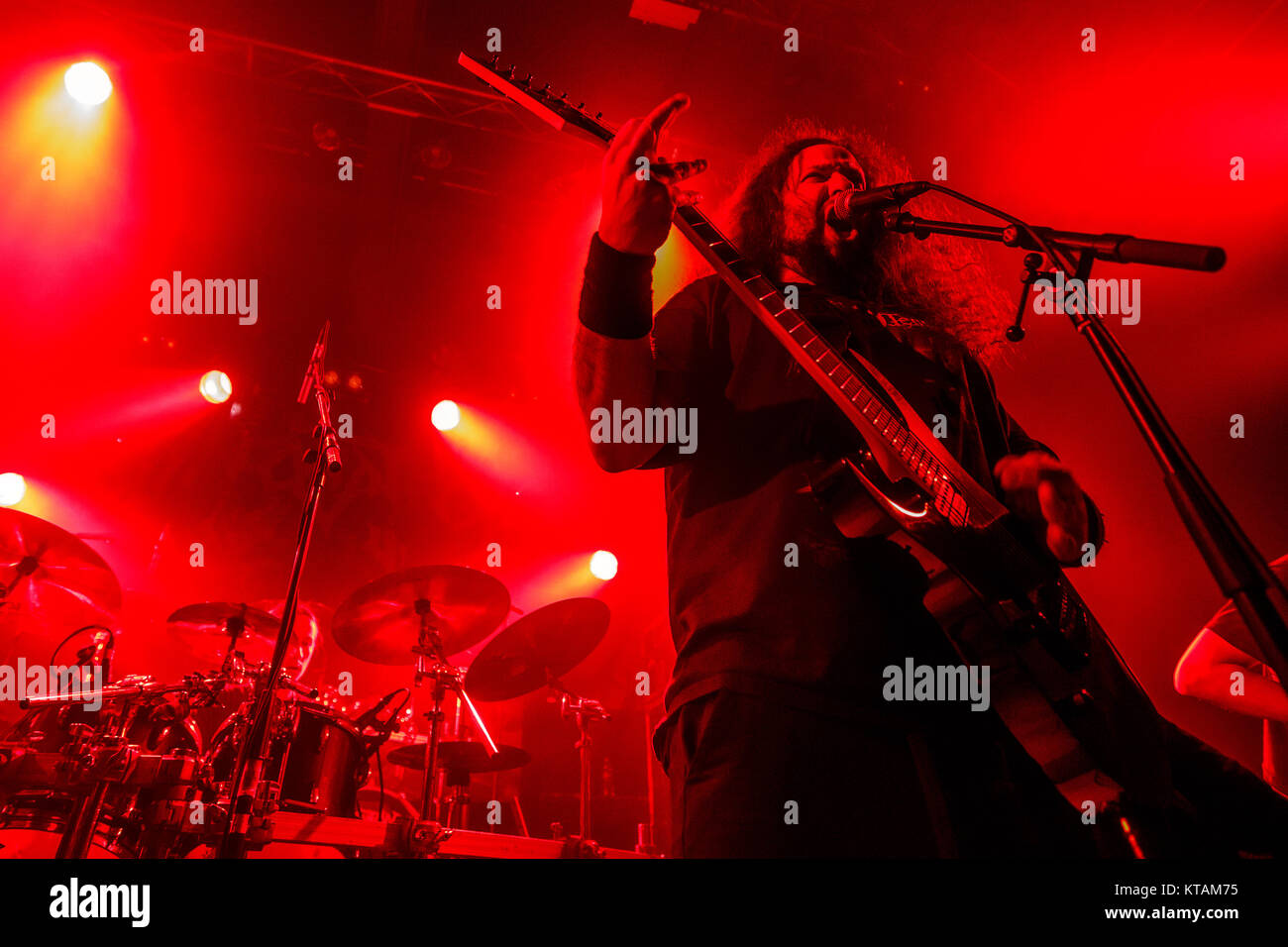 The Croatian melodic death metal band Infernal Tenebra performs a live ...