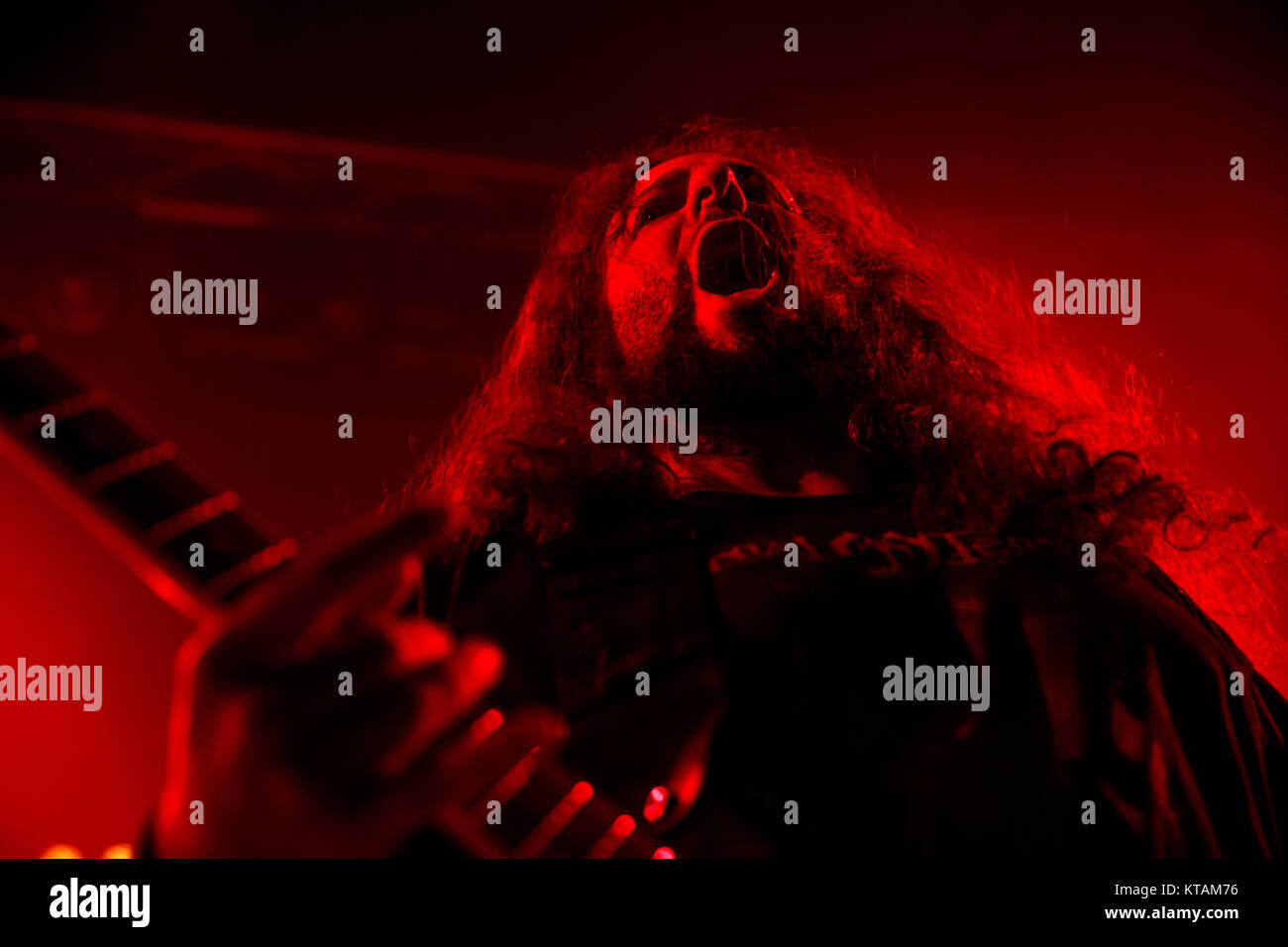 The Croatian melodic death metal band Infernal Tenebra performs a live ...