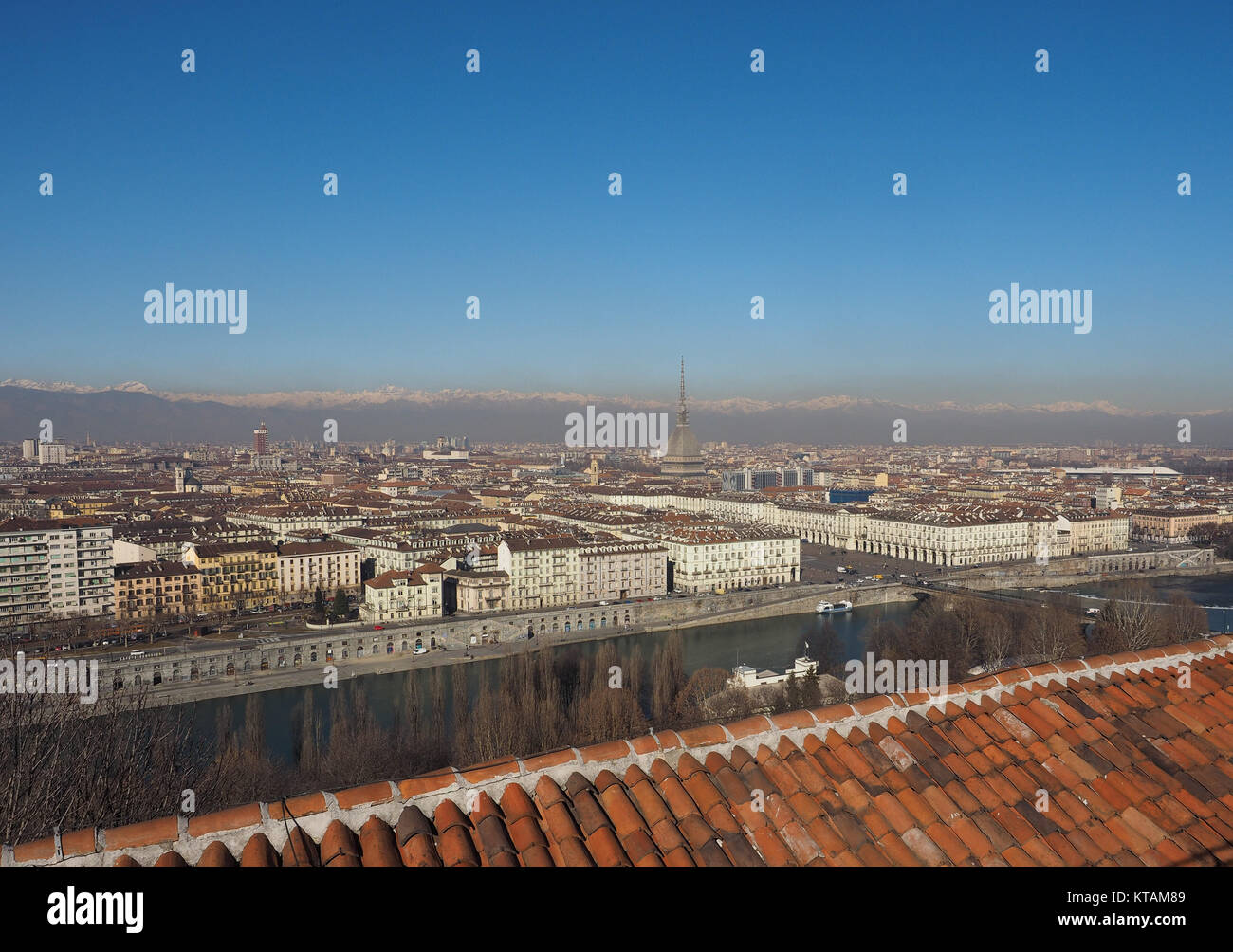 Aerial view of Turin Stock Photo - Alamy