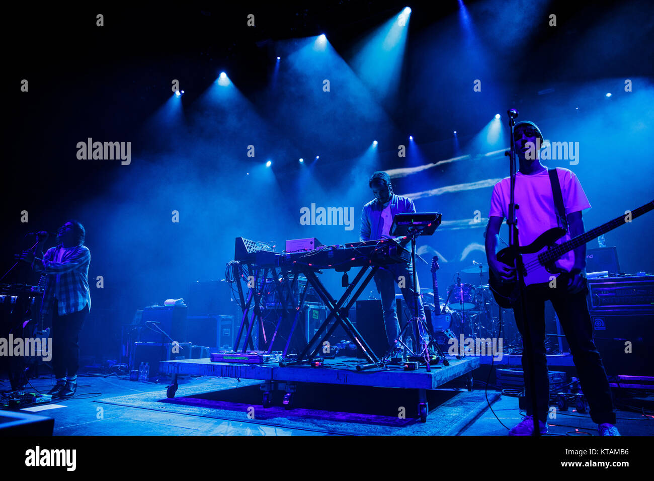 The Australian psychedelic dance band Jagwar Ma performs a live concert ...