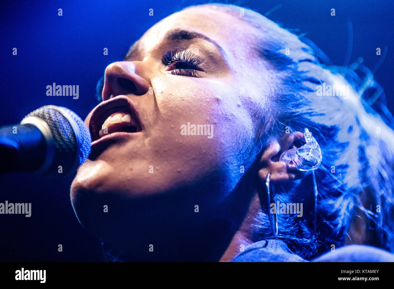 The Norwegian singer and songwriter Julie Bergan performs a live ...