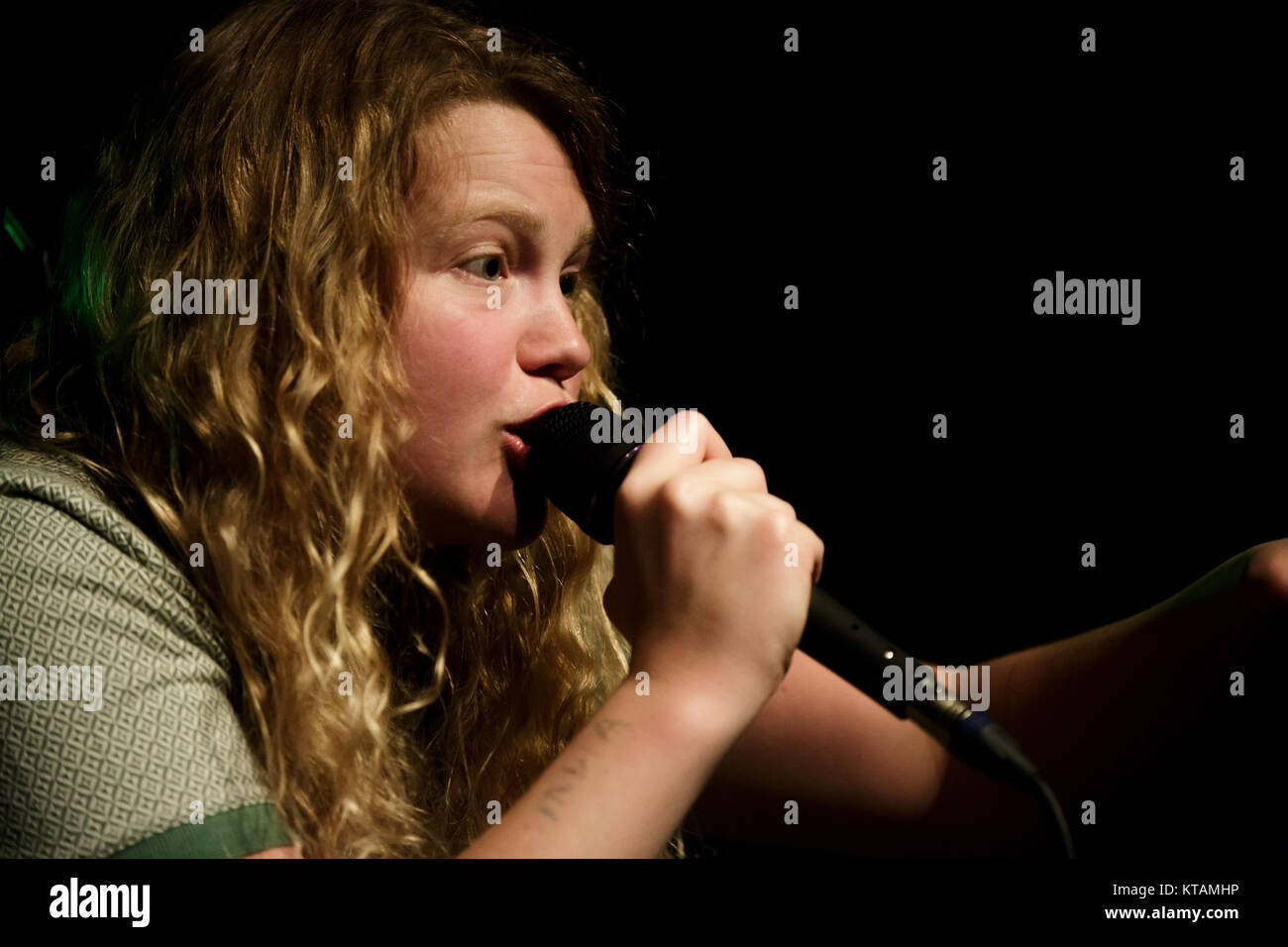 The English rapper, poet and spoken word artist Kate Tempest performs a ...