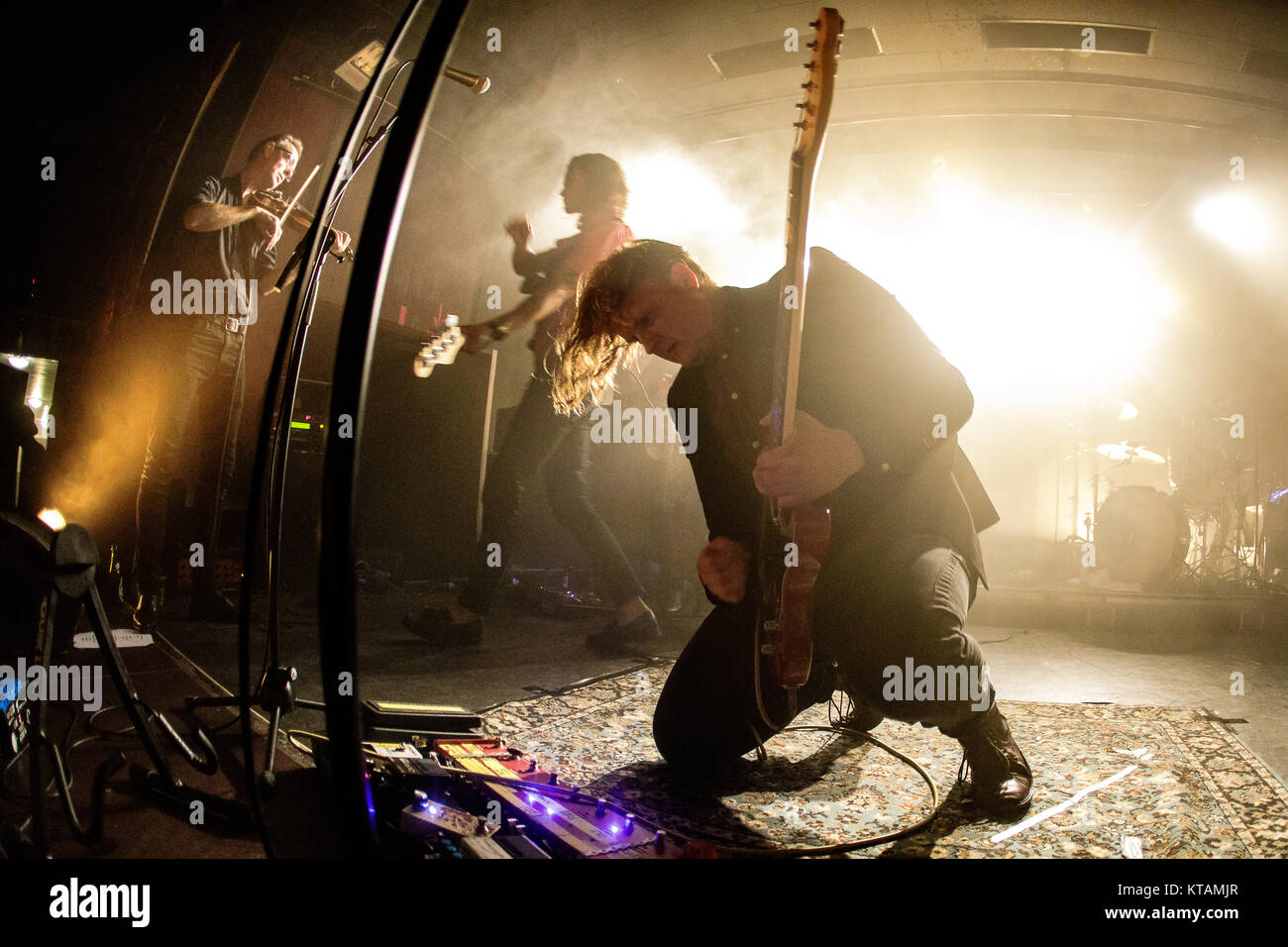 Denmark, Copenhagen - October 14, 2017. The Danish rock band ...