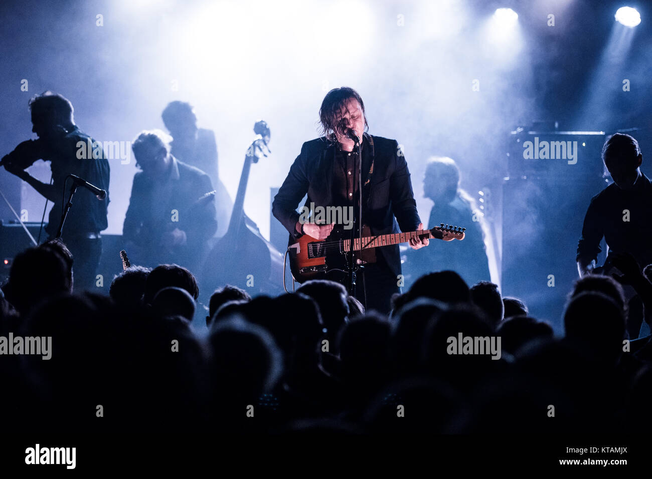 Denmark, Copenhagen - October 14, 2017. The Danish rock band ...