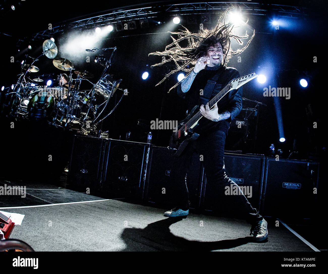 The American nu metal band Korn performs a live concert at Amager Bio ...