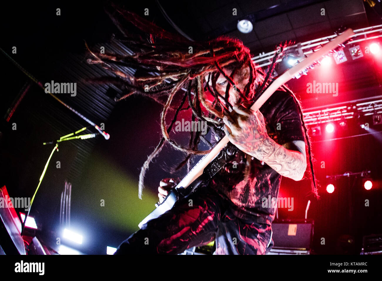 The American nu metal band Korn performs a live concert at Amager Bio ...