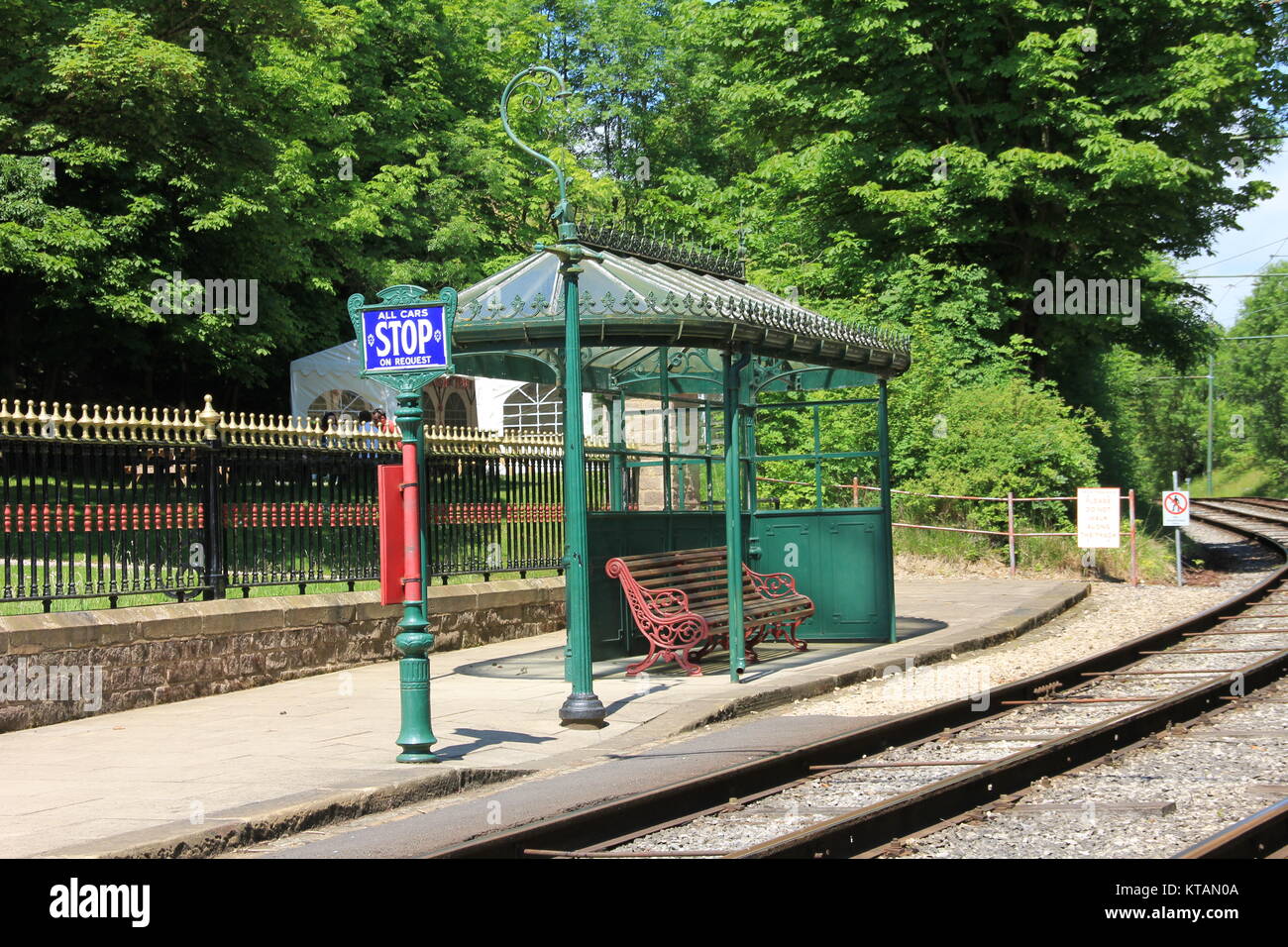 Tram village and sculpture trail Stock Photo - Alamy