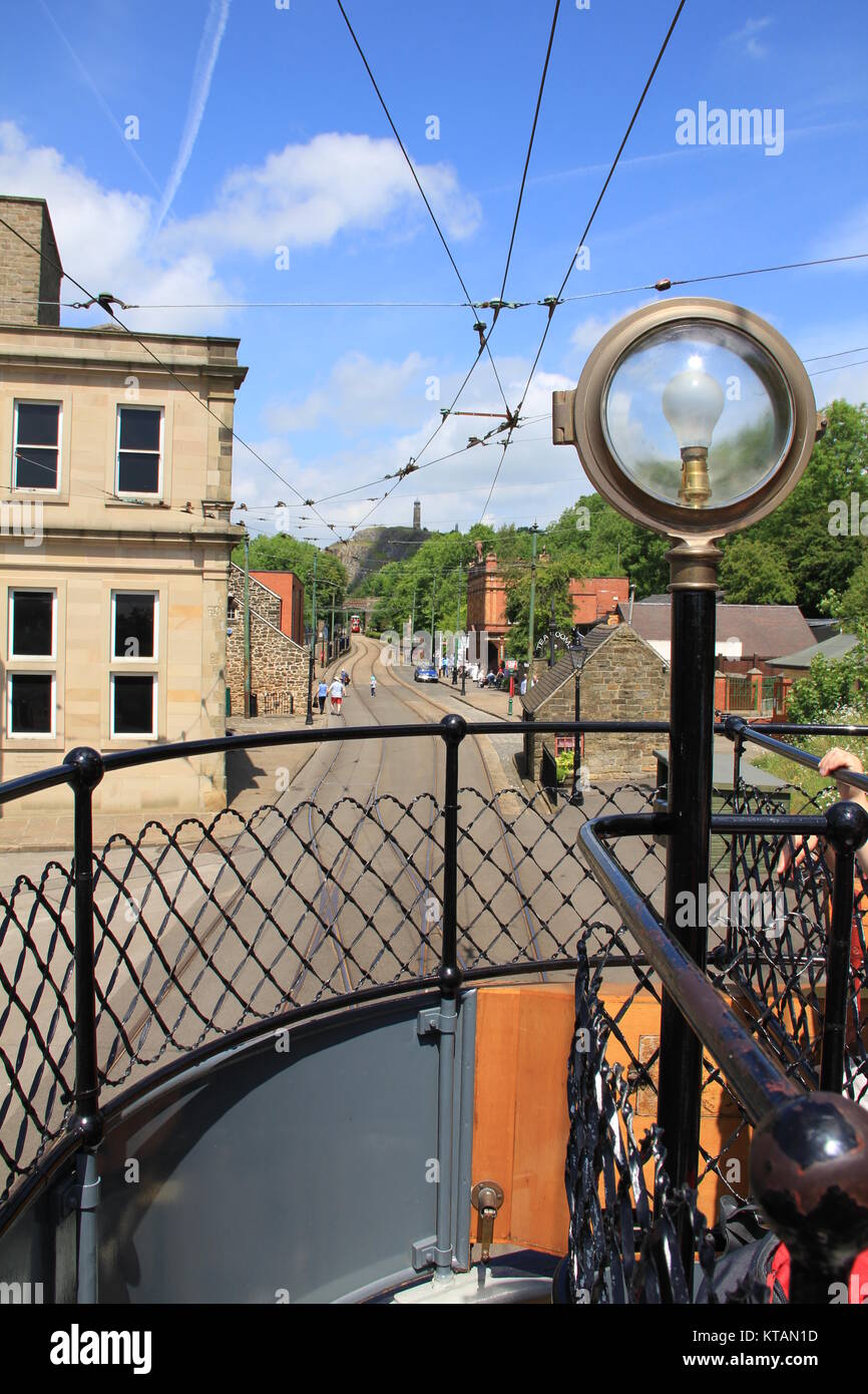 Tram village and sculpture trail Stock Photo - Alamy