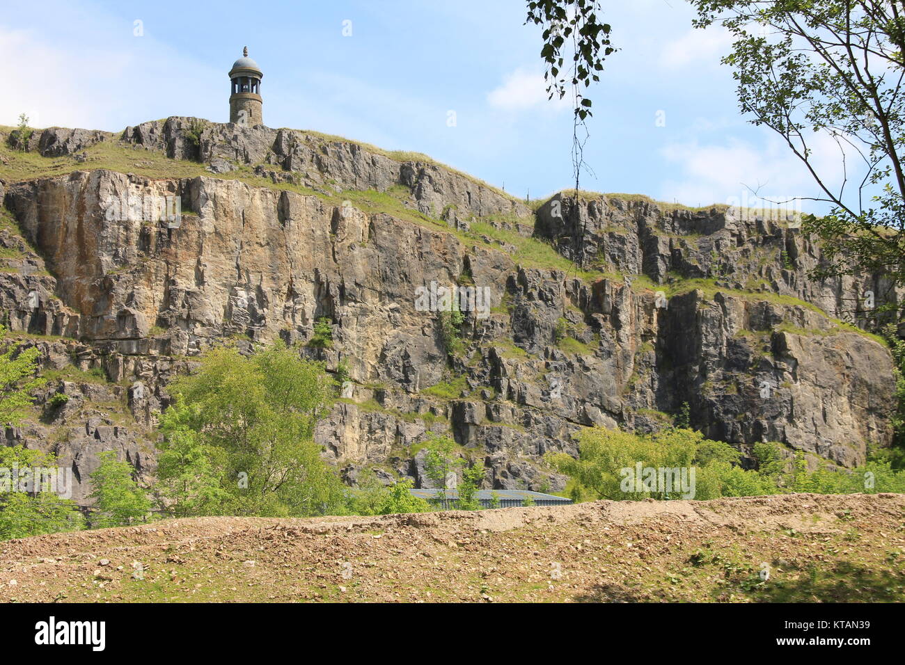 Tram village and sculpture trail Stock Photo - Alamy
