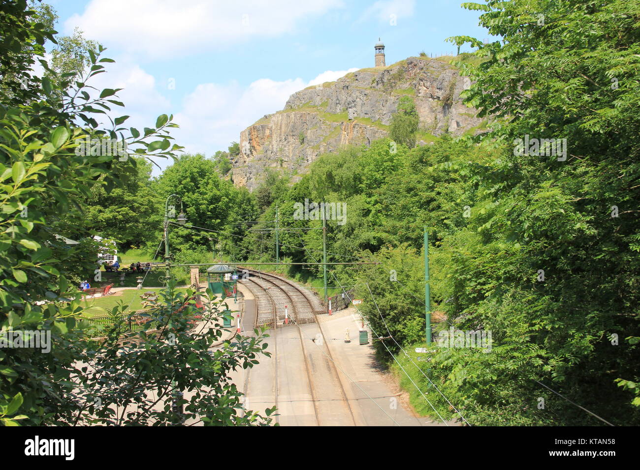 Tram village and sculpture trail Stock Photo - Alamy