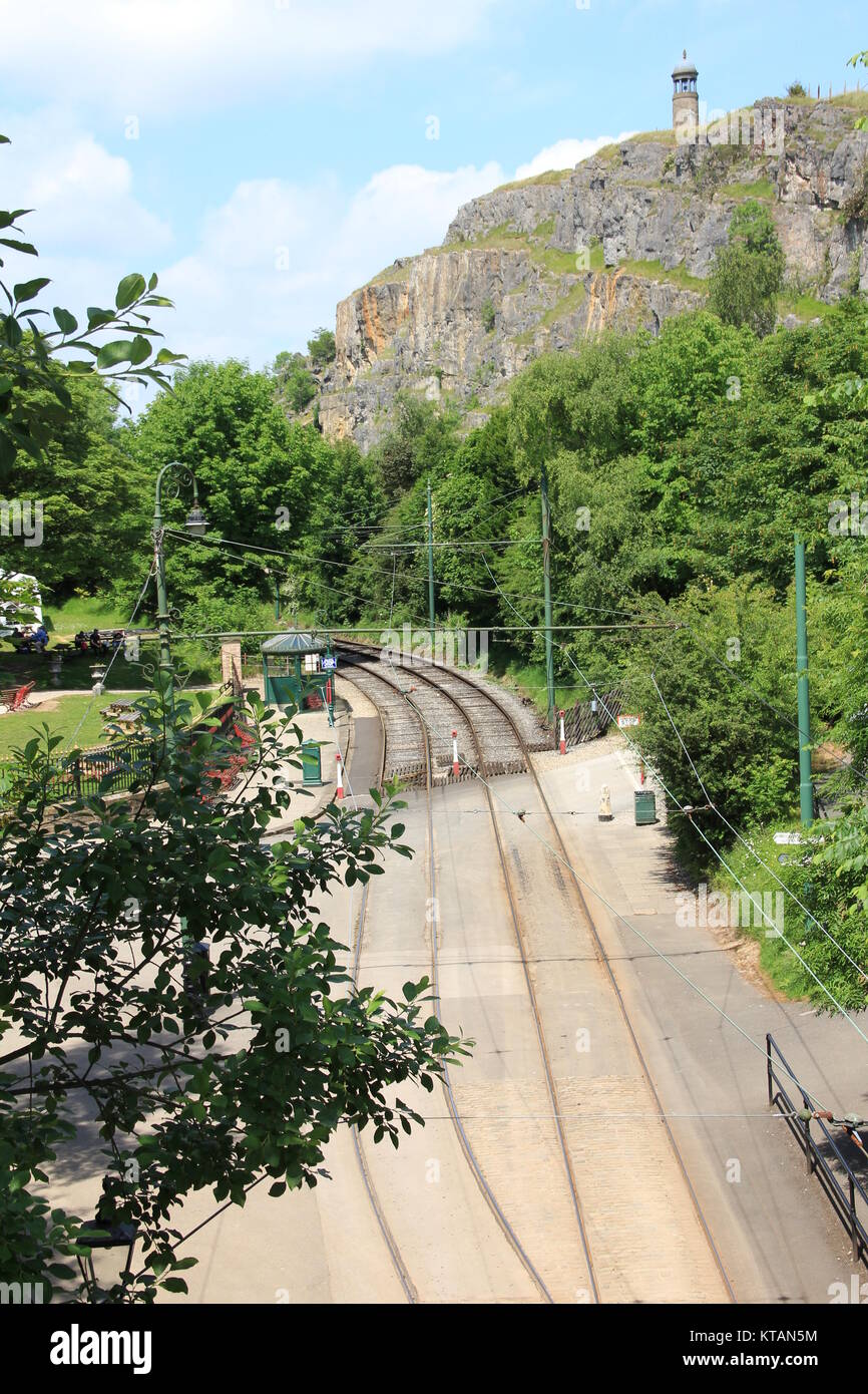Tram village and sculpture trail Stock Photo - Alamy
