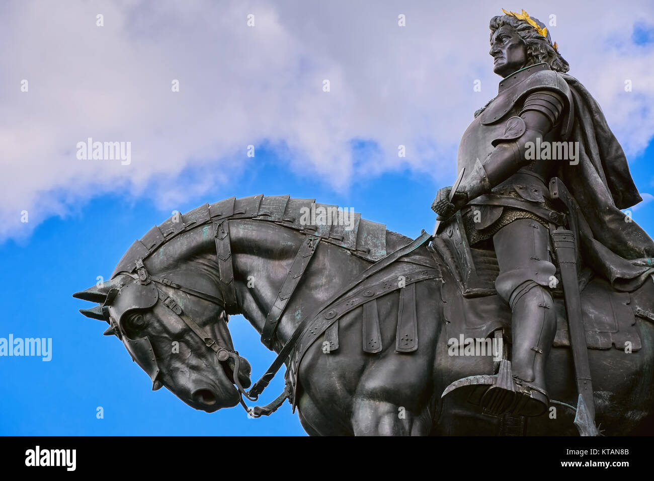 King Matthias Corvin Statue Stock Photo - Alamy