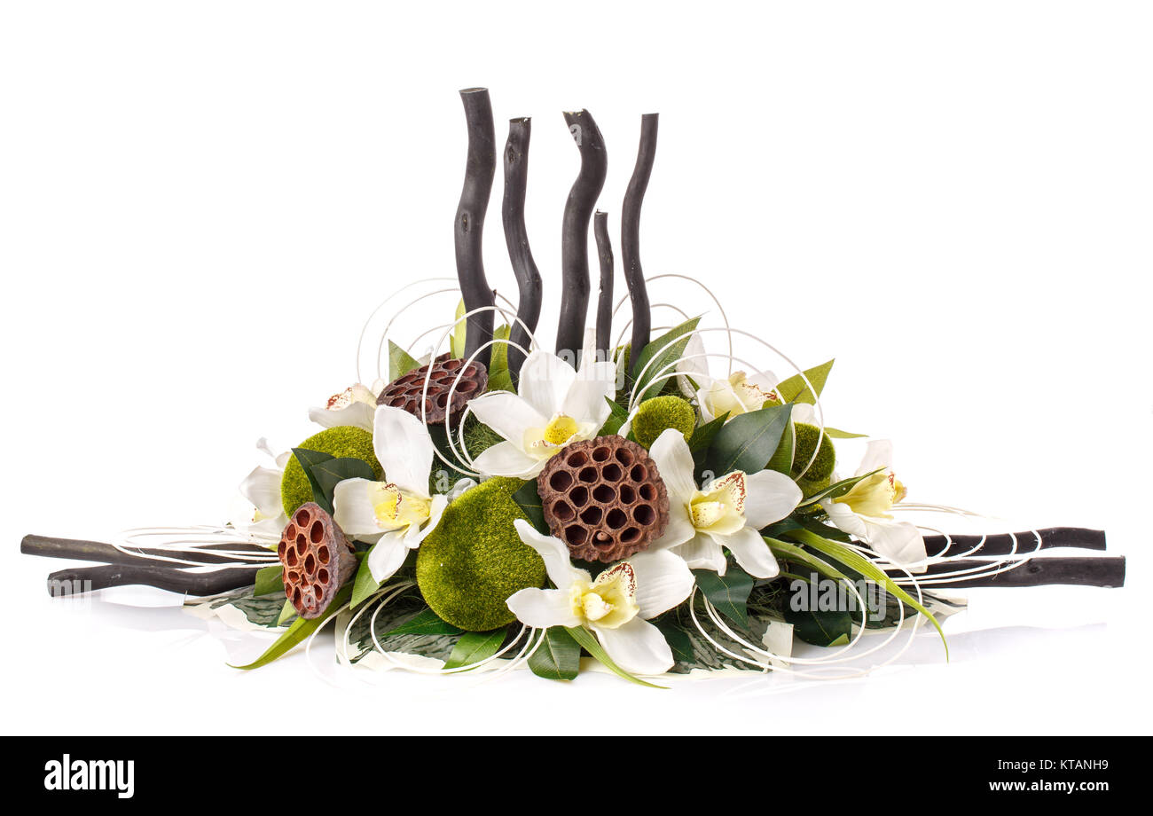 flower arrangement to greeting loved ones Stock Photo - Alamy