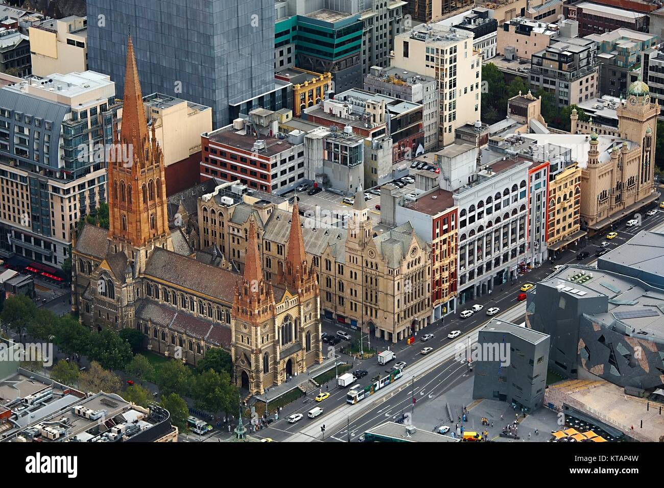 Melbourne from above Stock Photo - Alamy