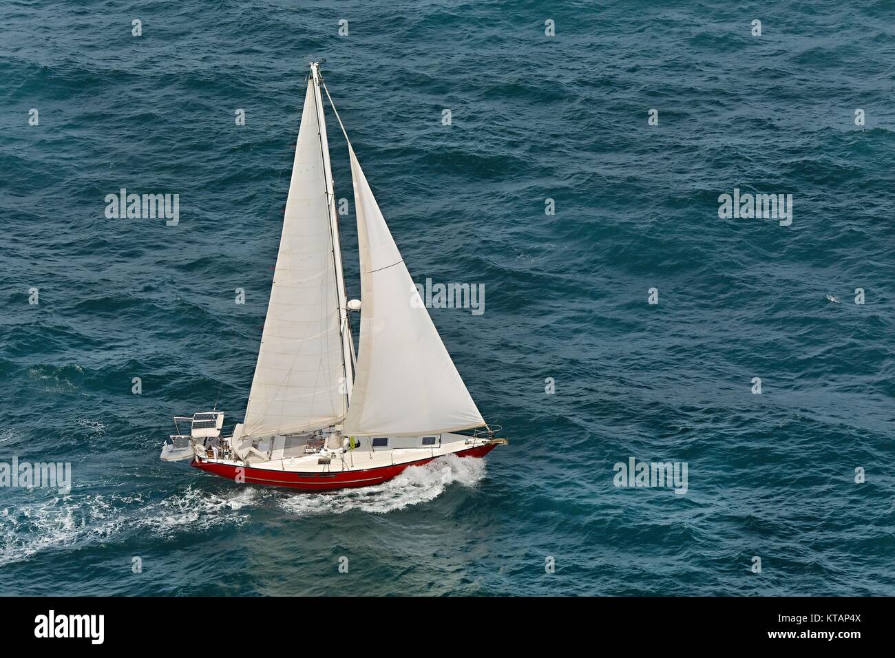 Sailing boat journey Stock Photo - Alamy