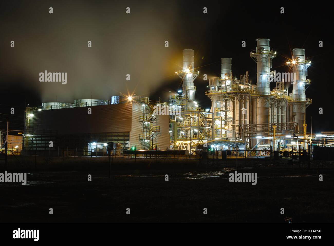 Modern Power Plant Stock Photo - Alamy