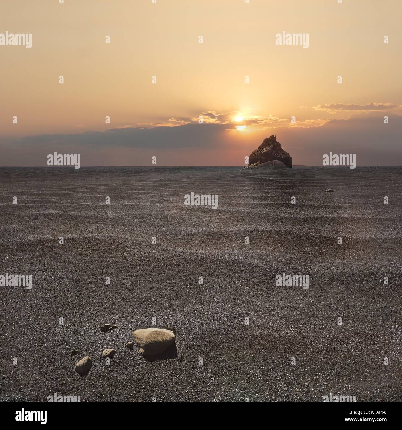 Vast endless sandy land hi-res stock photography and images - Alamy
