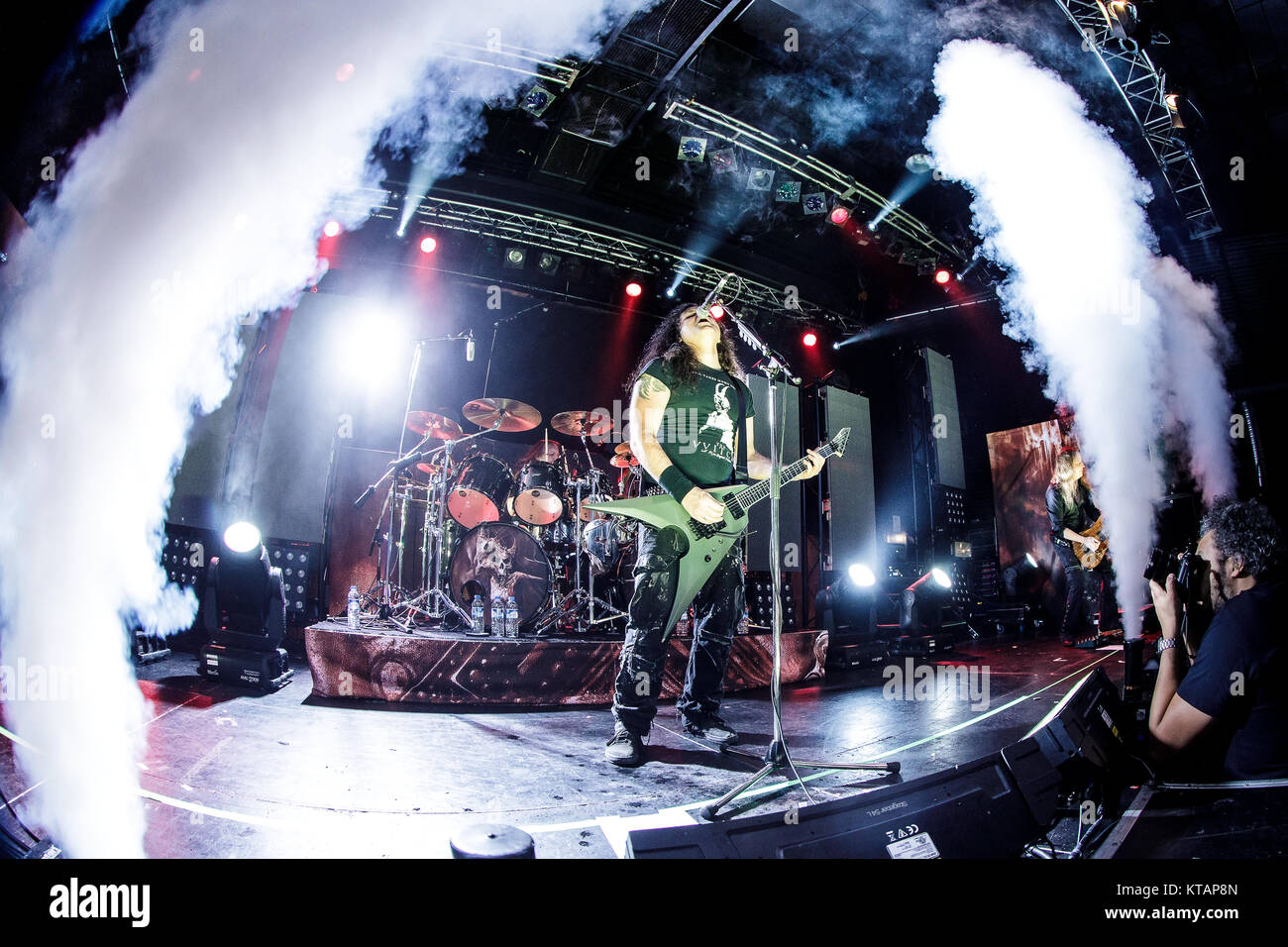 The German Thrash Metal Band Kreator Performs A Live Concert At Amager