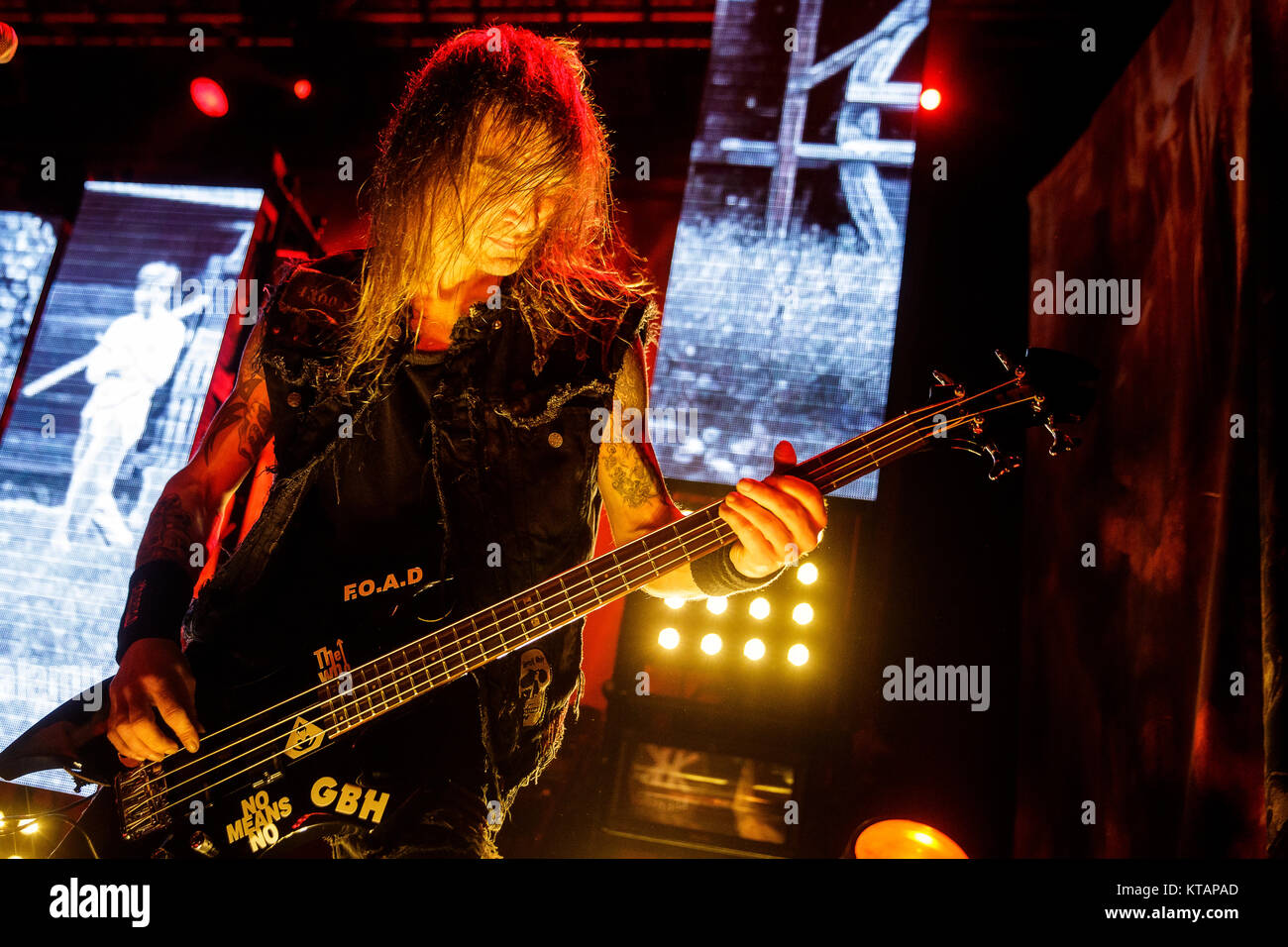 The German Thrash Metal Band Kreator Performs A Live Concert At Amager