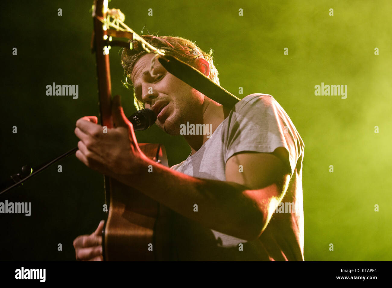 The Australian singer, songwriter and musician Kyle Lionhart performs a ...